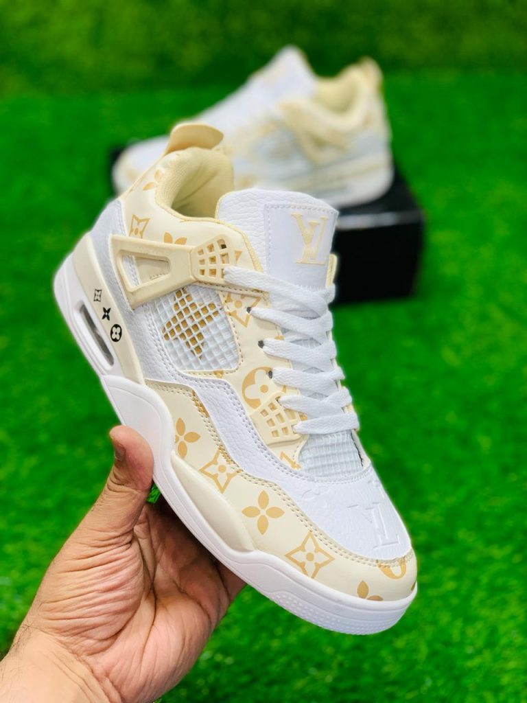 Air Jordan 4 LOUIS VUITTON “CREAM WHITE” – Kate Store