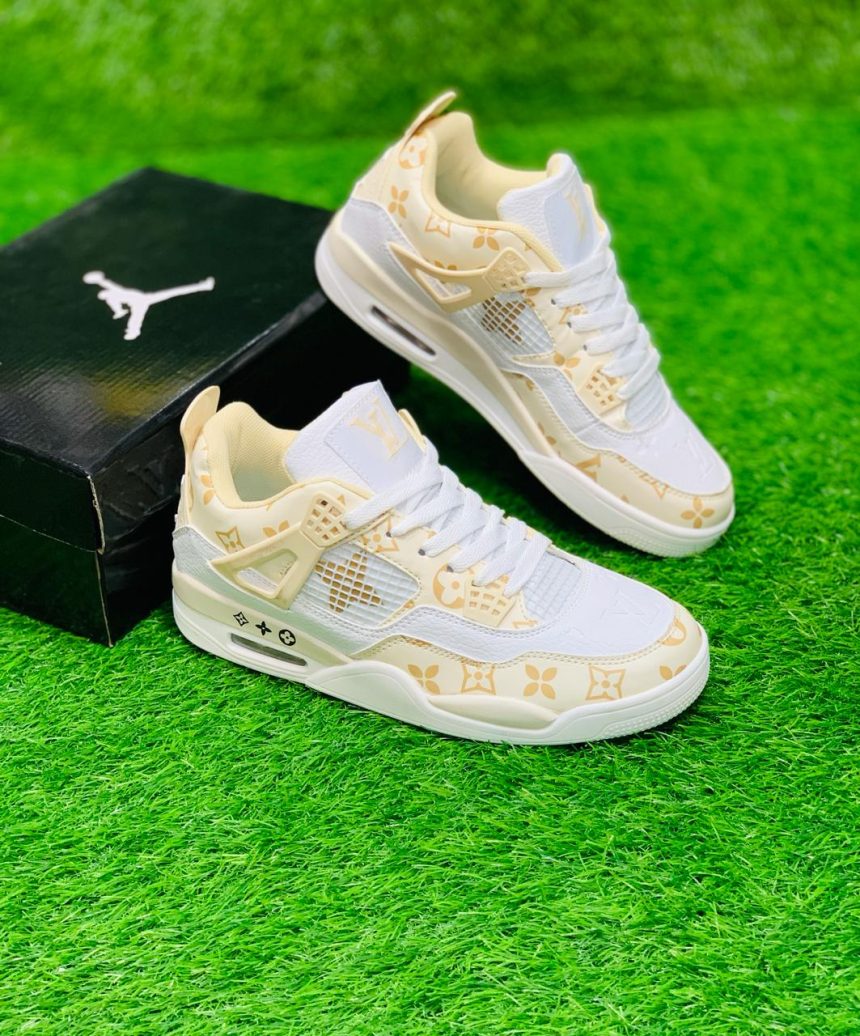 Air Jordan 4 LOUIS VUITTON “CREAM WHITE” – Kate Store