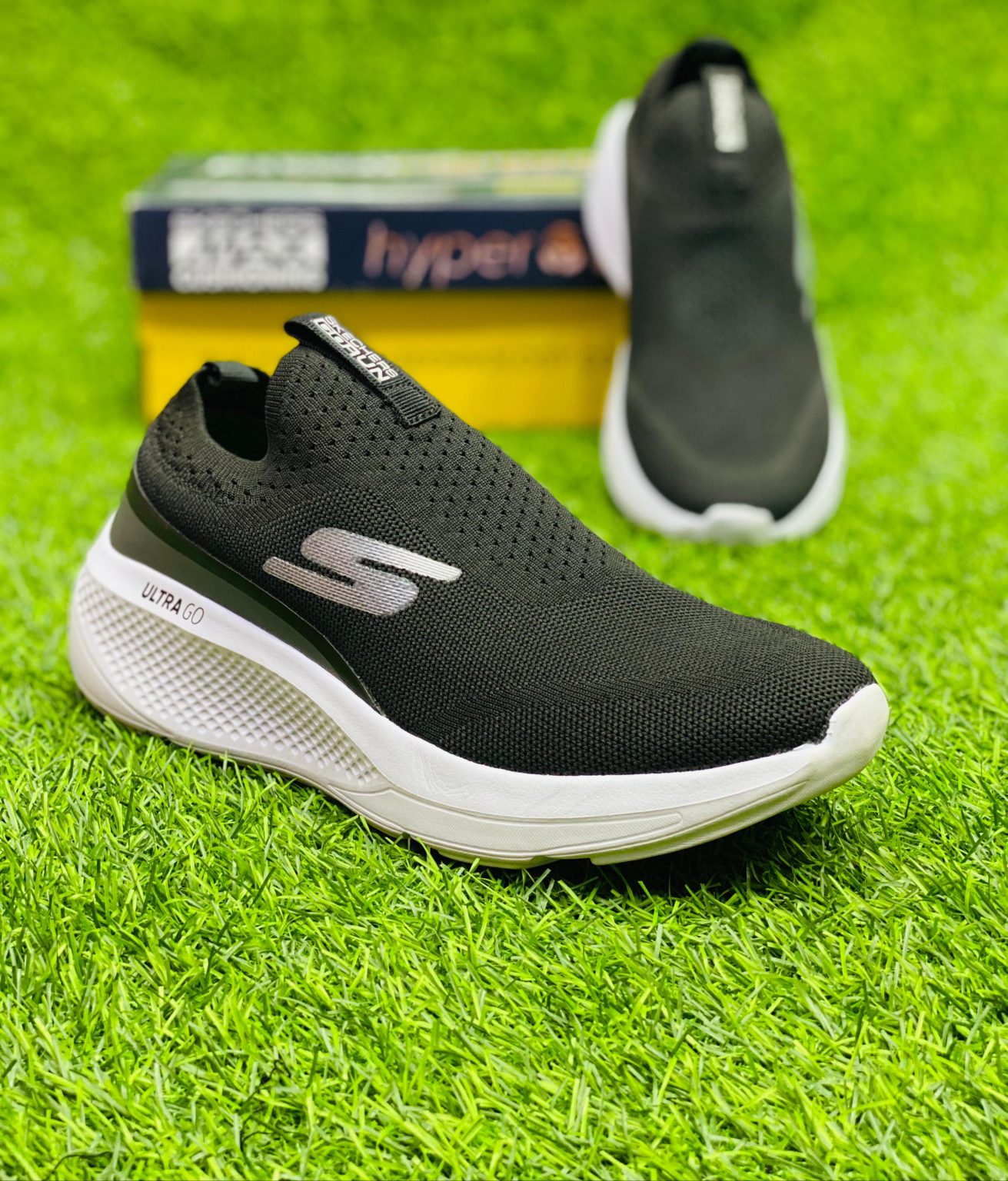 Shoes Skechers Black White – Kate Store
