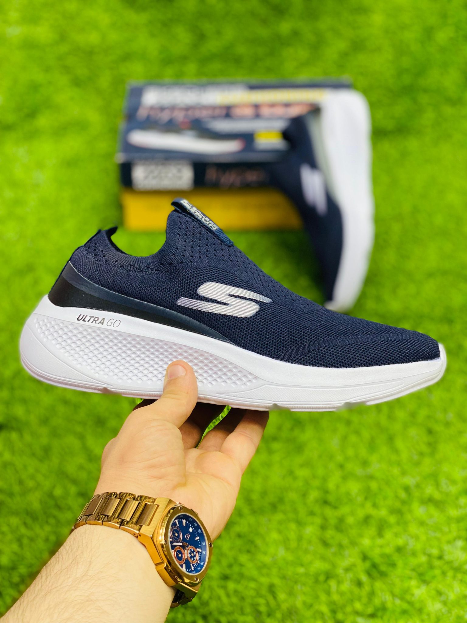 Shoes Skechers Blue White – Kate Store