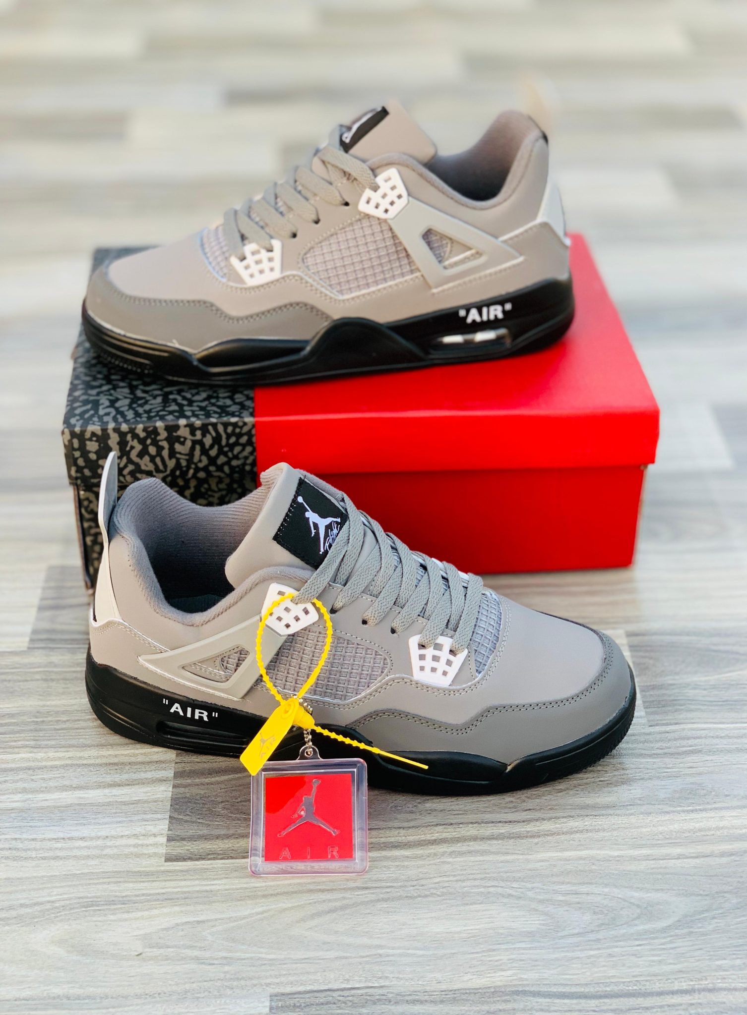 Air Jordan Retro 4 “Grey/Black” – Kate Store