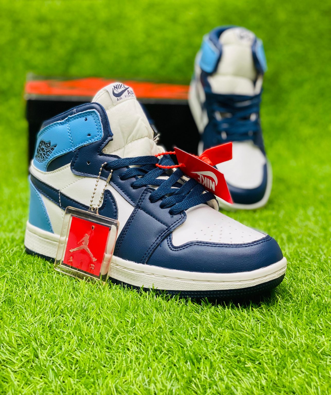 Nike Air Jordan 1 Hightops “Blue/White” – Kate Store