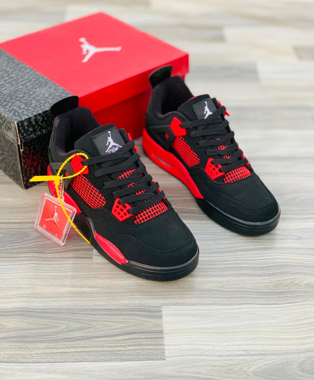 AIR JORDAN RETRO 4 “Red/Black” – Kate Store